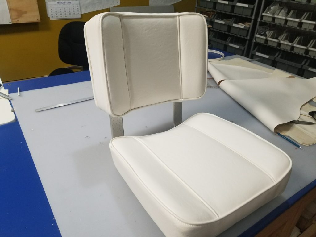 Boat Seat Cushions - Custom boat cushions and upholstery.